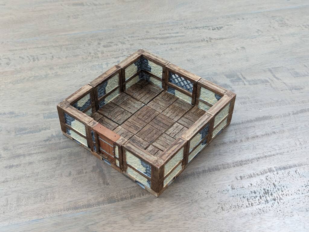 Dungeon Village Starter Set 3 - 44 Modular Tiles D&D Terrain Tabletop ...