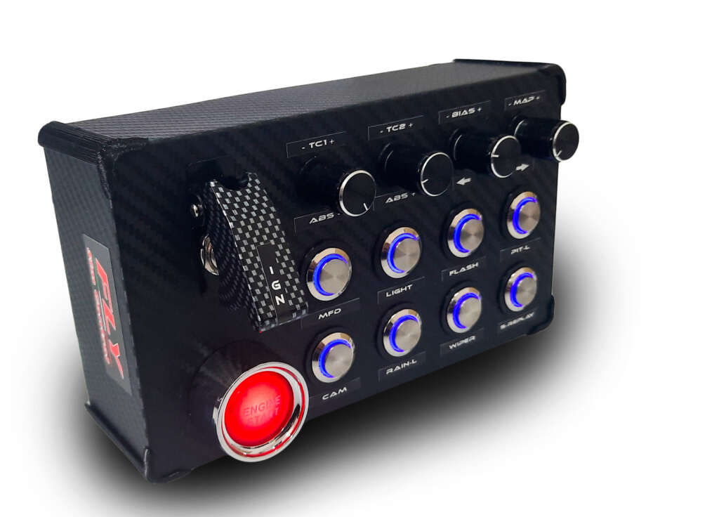 Button Box Sim Racing - Retro Illuminated - XBOX and Playstation