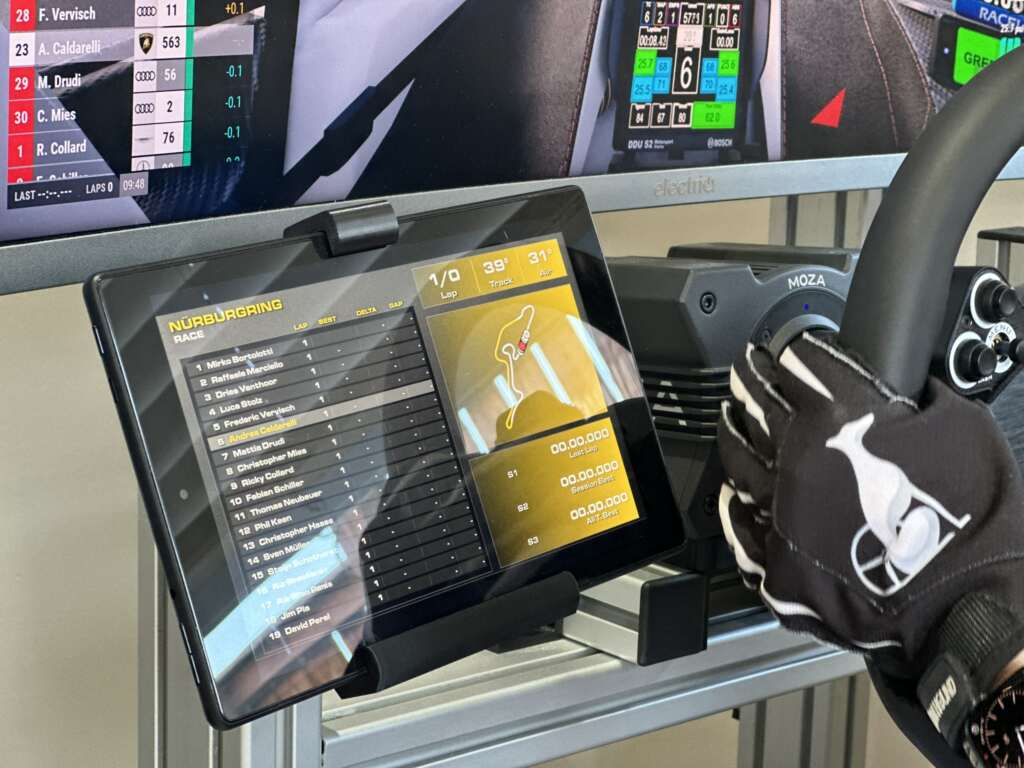 Tablet Holder - Sim Racing Tablet Holder, Aluminium Cockpit Tablet ...