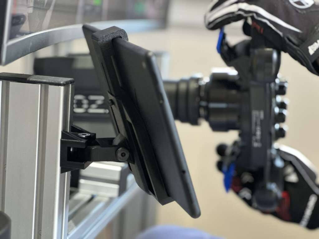 Tablet Holder - Sim Racing Tablet Holder, Aluminium Cockpit Tablet ...
