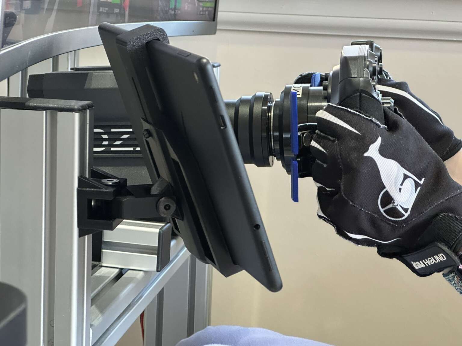 Tablet Holder - Sim Racing Tablet Holder, Aluminium Cockpit Tablet ...